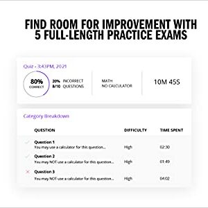 SAT Prep Plus 2023: Includes 5 Full Length Practice Tests(2 in the book and 3 online), 1500+ Practice Questions, + 1 Year Online Access to ... College Board Tests (Kaplan Test Prep)