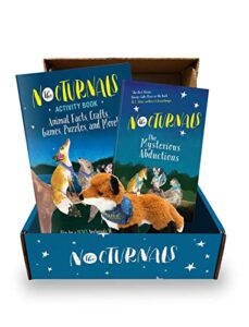 the nocturnals adventure activity box: chapter book, plush toy and activity book