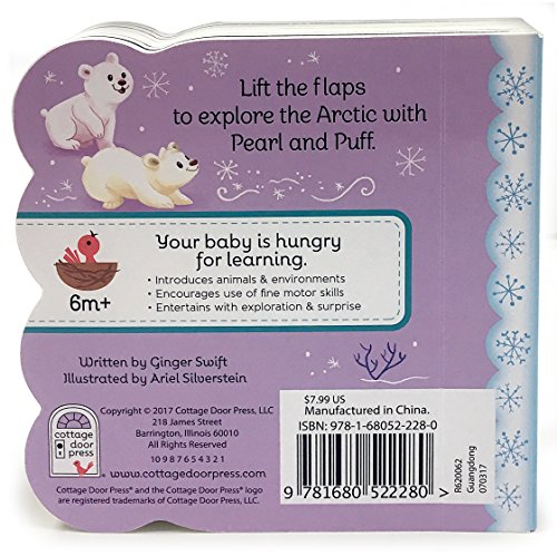 Babies in the Snow Gift Set: Includes Lift-A-Flap Board Book and Cuddly Plush Toy Friend for Birthdays, Baby Showers, Christmas and Easter Basket Stuffers Ages 0 - 4