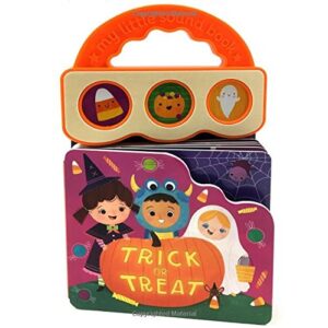 trick or treat 3-button sound halloween board book for babies and toddlers (early bird sound books)