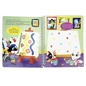 Write & Erase ABC and 123: Wipe Clean Writing & Tracing Workbook Skills for Preschool Kids and Up Ages 3-5: Includes Letter and Number Tracing, Early ... Erase Marker & Bonus Restickable Stickers.