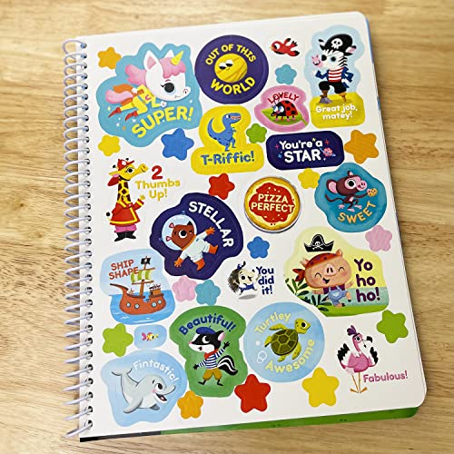 Write & Erase ABC and 123: Wipe Clean Writing & Tracing Workbook Skills for Preschool Kids and Up Ages 3-5: Includes Letter and Number Tracing, Early ... Erase Marker & Bonus Restickable Stickers.