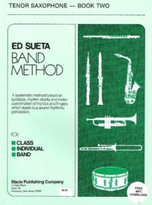 ed sueta band method: tenor saxophone (book 2)