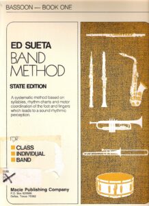 ed sueta band method state edition--- bassoon --book one