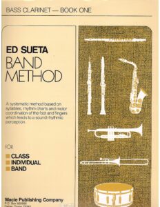 bass clarinet book one - ed sueta band method for class, individual, and band