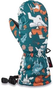 dakine youth scrambler mitt - snow day, medium