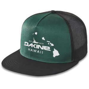 dakine offshore flat bill trucker - university green, one size