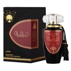 lattafa mohra perfume - 100ml | extra long lasting luxury perfume scent | eau de parfume | all day fragrance |