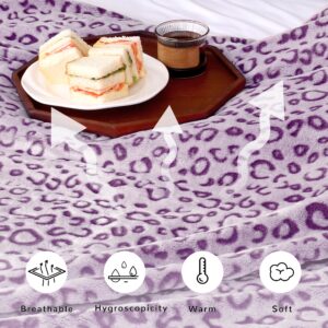 Warm Blanket Purple Lightweight Blanket Soft Throw Blankets for Bed