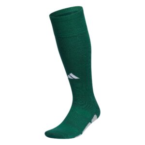 adidas utility all sport over the calf (otc) socks (1-pair), team dark green/white/2, medium