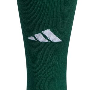 adidas Utility All Sport Over The Calf (OTC) Socks (1-Pair), Team Dark Green/White/2, Medium