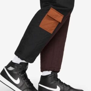 Nike Air Jordan Cosy Nylon Utility Pants Brown Size Small