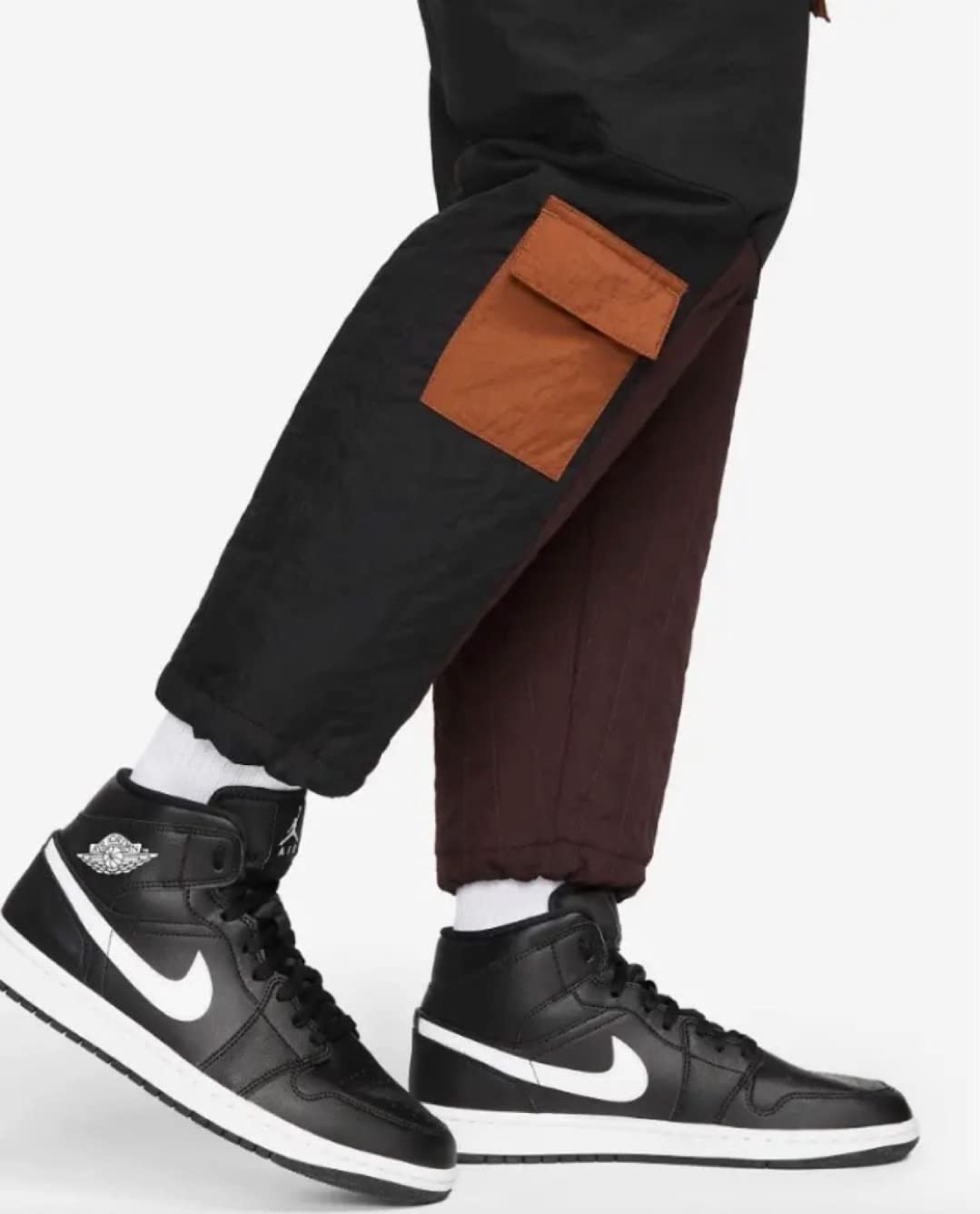 Nike Air Jordan Cosy Nylon Utility Pants Brown Size Small