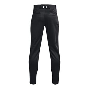 Under Armour Boys Utility Baseball Pant, (001) Black / / White, Large