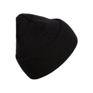 adidas Originals Tall Utility Cuff Beanie, Black/White, One Size