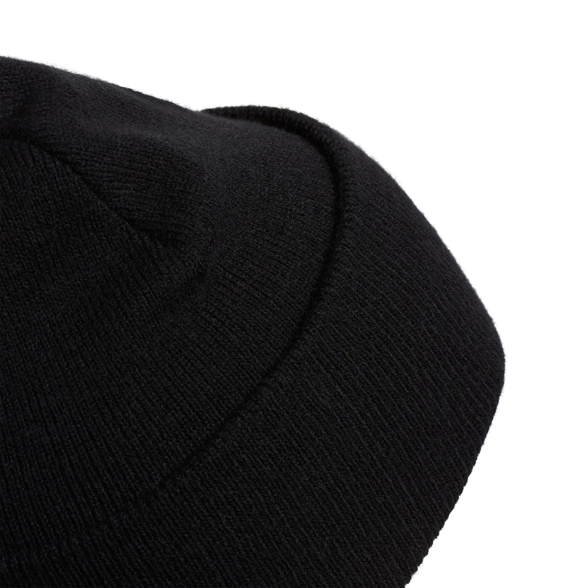 adidas Originals Tall Utility Cuff Beanie, Black/White, One Size