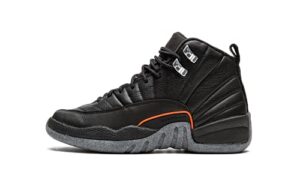 nike youth air jordan 12 retro gs utility, black/black/bright crimson/whi, 6y