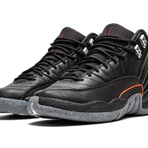 Nike Youth Air Jordan 12 Retro GS Utility, Black/Black/Bright Crimson/WHI, 6Y