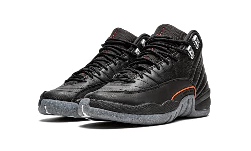 Nike Youth Air Jordan 12 Retro GS Utility, Black/Black/Bright Crimson/WHI, 6Y