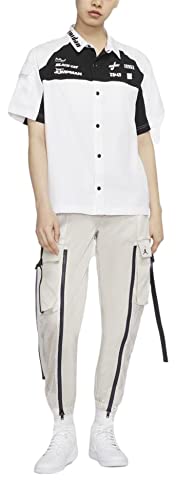 Nike Women's Jordan Woven Utility Pants (XX-Large, Beige/Oreowood Brown)