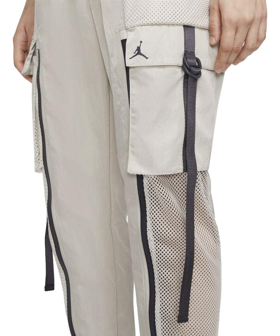 Nike Women's Jordan Woven Utility Pants (XX-Large, Beige/Oreowood Brown)