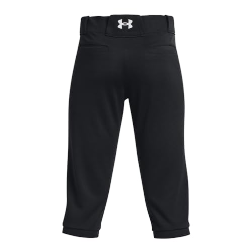 Under Armour Boys Utility Baseball Knicker, (001) Black / / White, X-Large