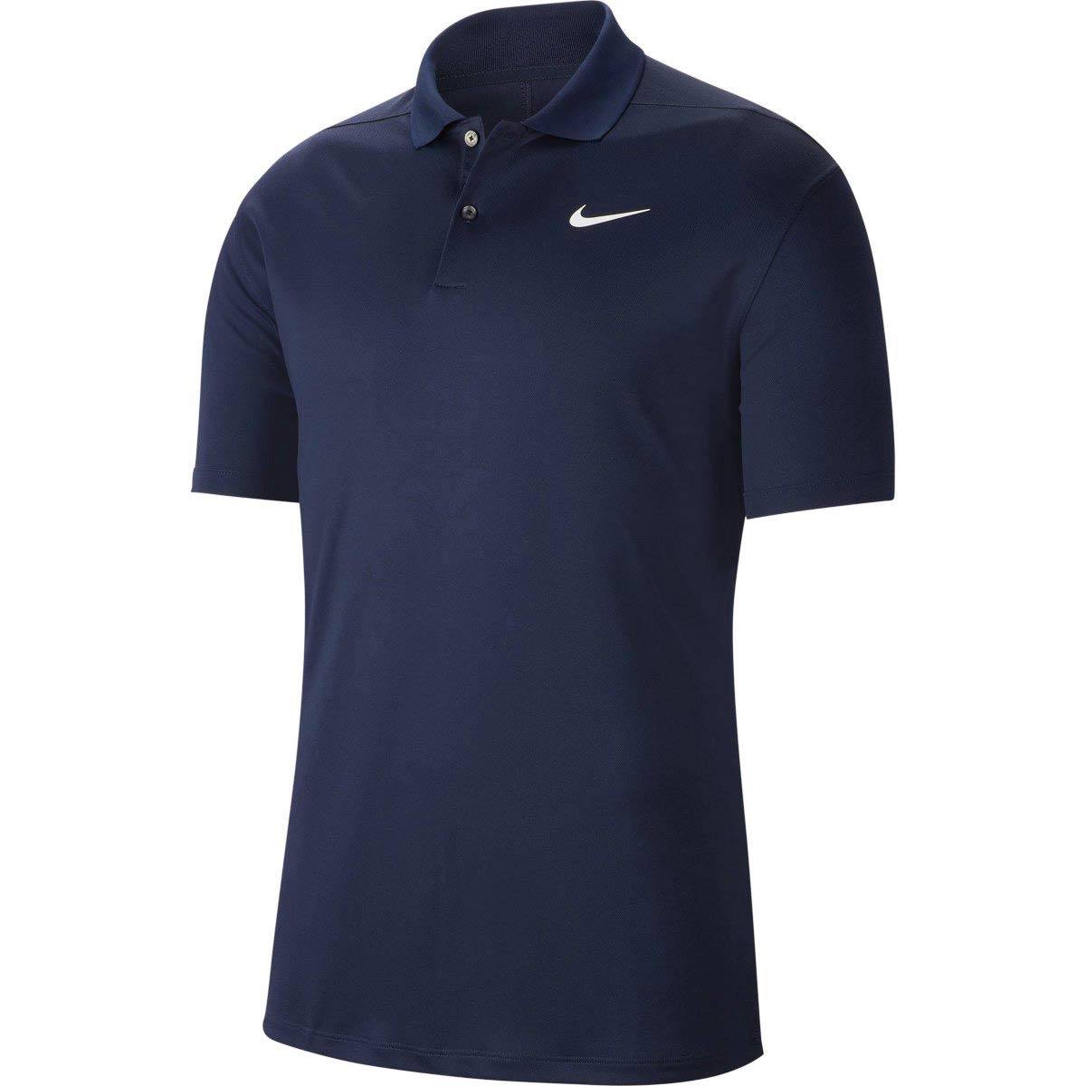 Nike Men's Nike Dri-fit Victory Polo, Obsidian/White, X-Large