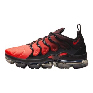 nike air vapormax plus mens shoes size-9 black/bright crimson