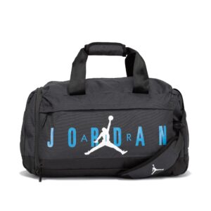 nike air jordan velocity duffle bag (one size, anthracite/blue)