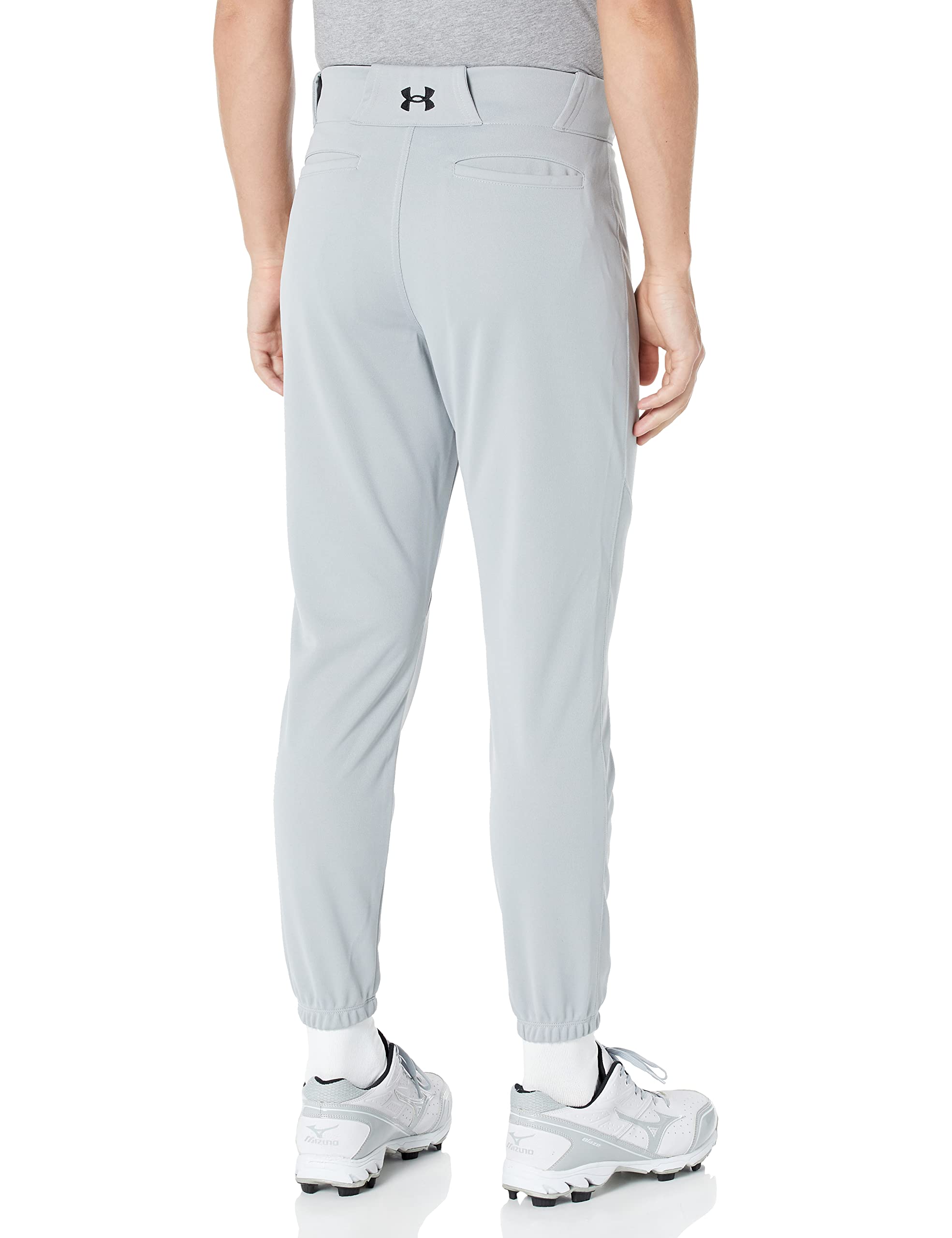 Under Armour Men's Utility Baseball Pant Closed 22, (075) Baseball Gray / / Black, Medium