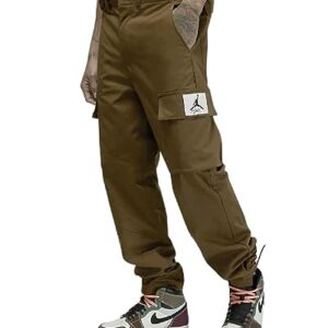 Nike Jordan Men's Essentials Utility Pants (Standard, Large, Light Olive)