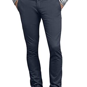 Dickies mens Skinny Straight-fit work utility pants, Dark Navy, 28W x 30L US