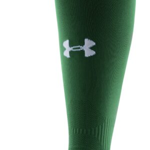 Under Armour Adult Soccer Over-The-Calf Socks, 1-Pair, Forest Green/Black/White, Large