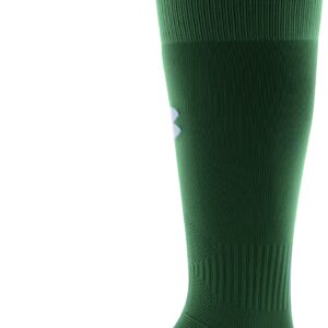 Under Armour Adult Soccer Over-The-Calf Socks, 1-Pair, Forest Green/Black/White, Large