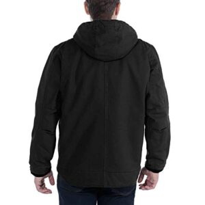 Carhartt mens Bartlett Jacket (Big & Tall) Work Utility Outerwear, Black, 4X-Large Tall US