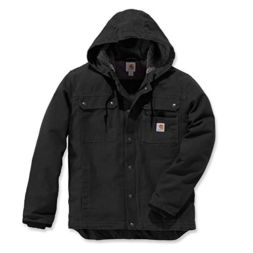 Carhartt mens Bartlett Jacket (Big & Tall) Work Utility Outerwear, Black, 4X-Large Tall US