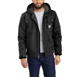 Carhartt mens Bartlett Jacket (Big & Tall) Work Utility Outerwear, Black, 4X-Large Tall US