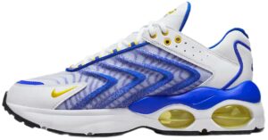 nike mens air max tw shoes, (dq3984-100) white/blue, 11