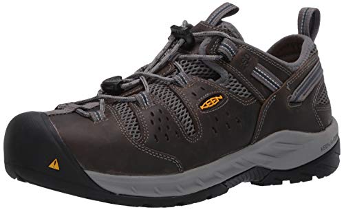 KEEN Utility Atlanta Cool II, Men's, Gargoyle/Midnight Navy, Steel Toe, SD, Low Hiker (10.5 EE)