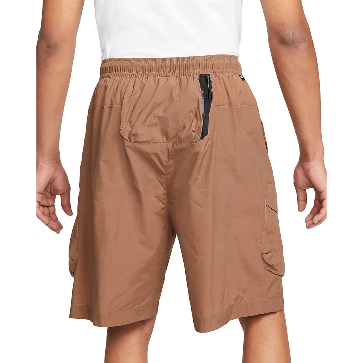 Nike Sportswear Tech Essentials Men's Woven Unlined Utility Shorts Size-L Brown