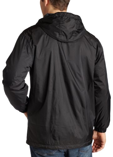 Dickies mens Big and Tall Fleece Lined Hooded Jacket work utility outerwear, Black, 4X-Large US