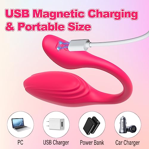 Remote Control Vibrator Sex Toys - Adult Toys Female Panty Wearable Silicone Vagina Anal Clit G-spot APP Vibrators Sex Toy Stimulator with 10 Vibration Modes, Adult Sex Toys & Games for Women Couples