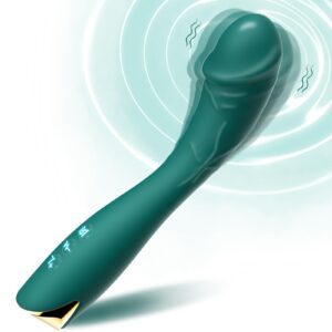 realistic curved g spot vibrator - classic sex toys for women with 10 vibration & one-burst dildo vibrator, adult sex toys & games clitoral vagina g spot and anal stimulation for women and couples