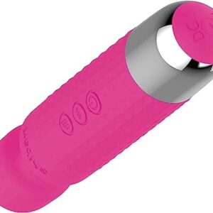 Shibari Mini Halo Vibrator, Wand Massager Vibe, Cordless, Quiet, High Power & Waterproof, Vibration Clitoris Stimulation, Adult Sex Toys, Personal Vibrator for Women, Sex Vibrators (Pink)