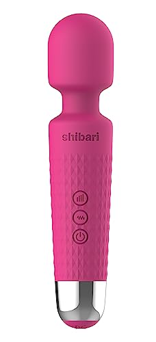 Shibari Mini Halo Vibrator, Wand Massager Vibe, Cordless, Quiet, High Power & Waterproof, Vibration Clitoris Stimulation, Adult Sex Toys, Personal Vibrator for Women, Sex Vibrators (Pink)