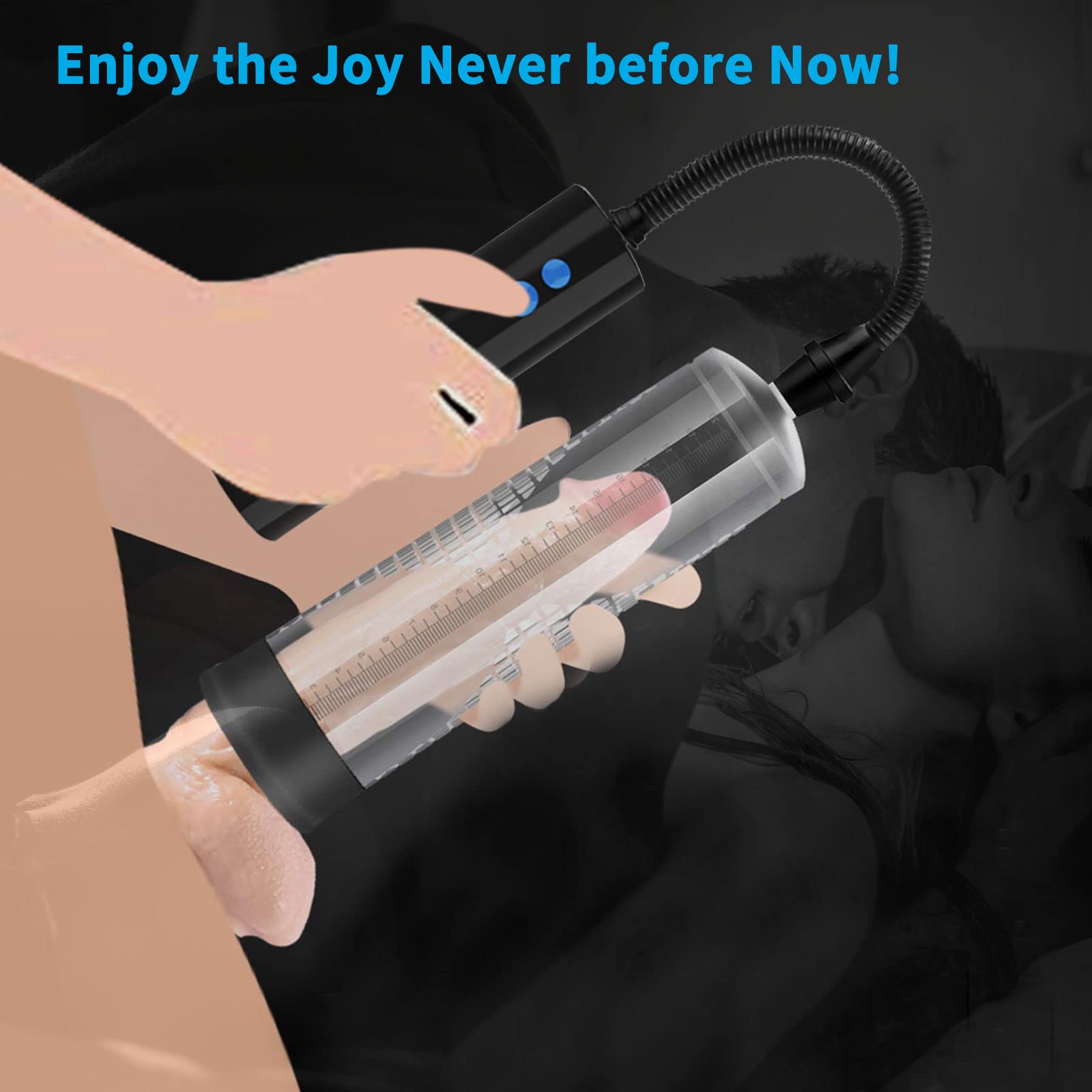 Updated Electric HIPGAGA Penis Vacuum Pump, Rechargeable Erection Device, Automatic Male Masturbator for Men Enlargement Sex Toys & Enlargers New Adult Toy Sex