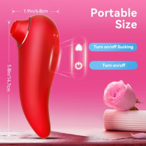 SOYIVE Sucking Vibrator Womens Sex Toys - Adult Toys Suction Vibrators for Female Women Couples Sex Toys with 9 Suctions G-spot Vibrator Clit Sucker for Nipple Vagina Stimulator Rose Adult Sex Toys