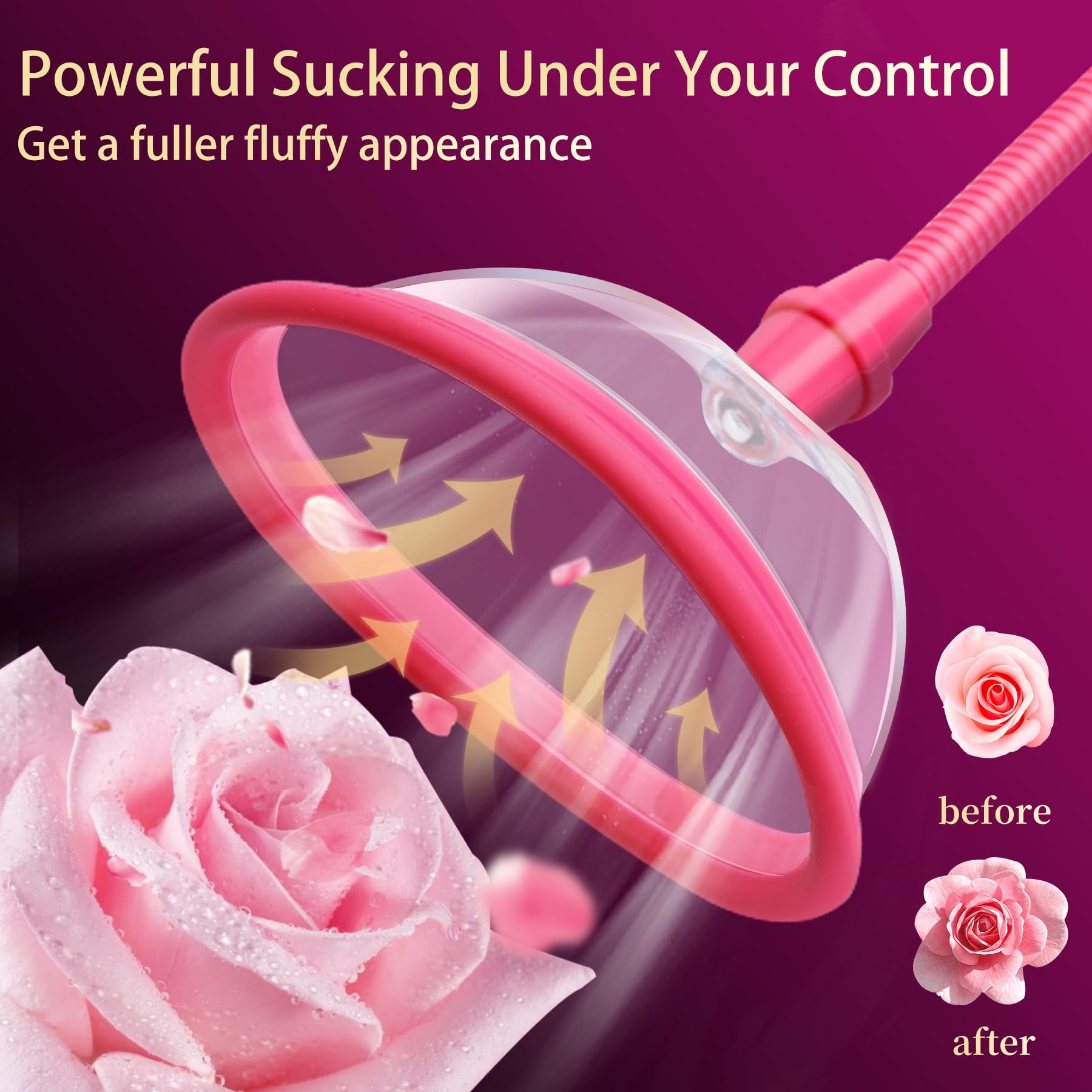 Pussy Pump Adult Toys for Women, Manual Vagina Pump Clitoral Pump Sexual Enhancer Women Sex Toys to Heighten Sensitivity, Clit Sucker Spreader Sexual Pleasure Tools Adult Sex Toys for Women Couple