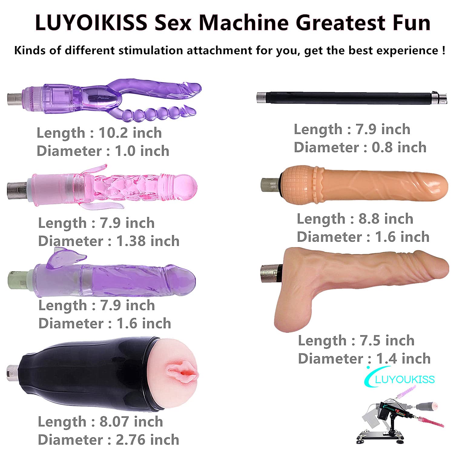 Automatic Sex Machine Adult Toys Thrusting Dildo Machine with Dildos Anal Toys Sex Machines for Men Masturbator Cup and Women Sex Toys Couples Sex Machine Attachments