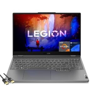 lenovo legion 5 gaming laptop, 15.6" wqhd ips 165hz, amd ryzen 7 7735h up to 4.75ghz, geforce rtx 4060, 64gb ddr5, 2tb nvme ssd, backlit keyboard, webcam, wi-fi 6, rj-45, type-c, pdg hdmi, win 11 pro